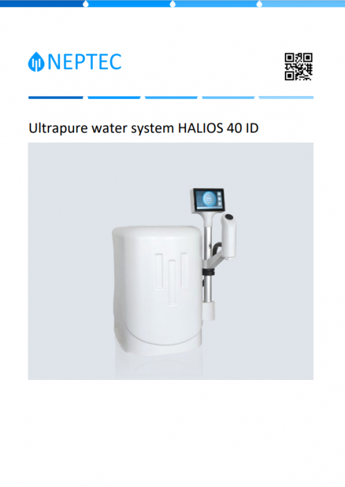 HALIOS 40 Tip 1+2 Ultra Saf Su / Saf Su - Ultra Saf Su Cihazları ...